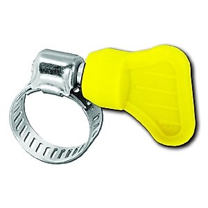 Pro Tie 33264 SAE Size 12 Range 11/16-Inch-1-1/4-Inch Mini Key All Stainless Hose Clamp, 4-Pack , Silver