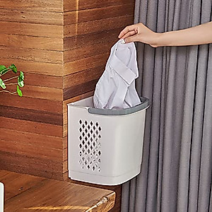 2-Tier Laundry Basket with Wheel Rolling Laundry Sorter Hampe Bathroom,plplaaoo Sorter Basket,Laundry Basket Bottom Opening Closing Design Dirty Clothes Hamper with Storage Shelf for Bathroom