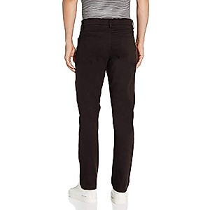 Van Heusen Men's Slim Fit Flex Super Soft Tech Pant, Black, 30W x 32L