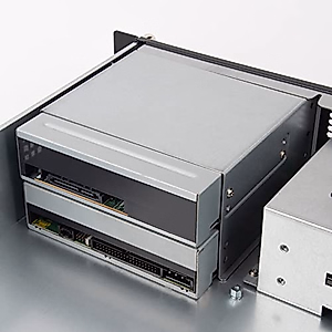 SilverStone Technology RM23-502-MINI 2U Dual 5.25'' Drive Bay Micro-ATX rackmount Server Chassis, SST-RM23-502-MINI