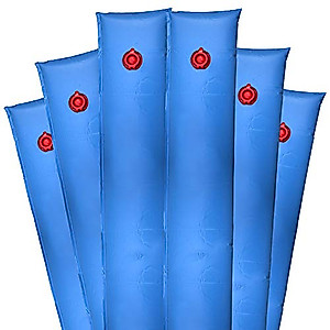 Robelle 3810-06 Deluxe 16g. Single-Chamber 10-Foot Blue Winter Water Tube For Swimming Pool Covers, 6-Pack