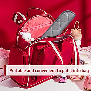 Bamboo Diaper Changing Pad Liner Non-Slip, Soft Terry Waterproof Changing Pad Mat, Quilted Absorbent Bassinet Liner Washable, 3 Pack Large 14"x 27" Reusable Changing Table Pad Protector Grey