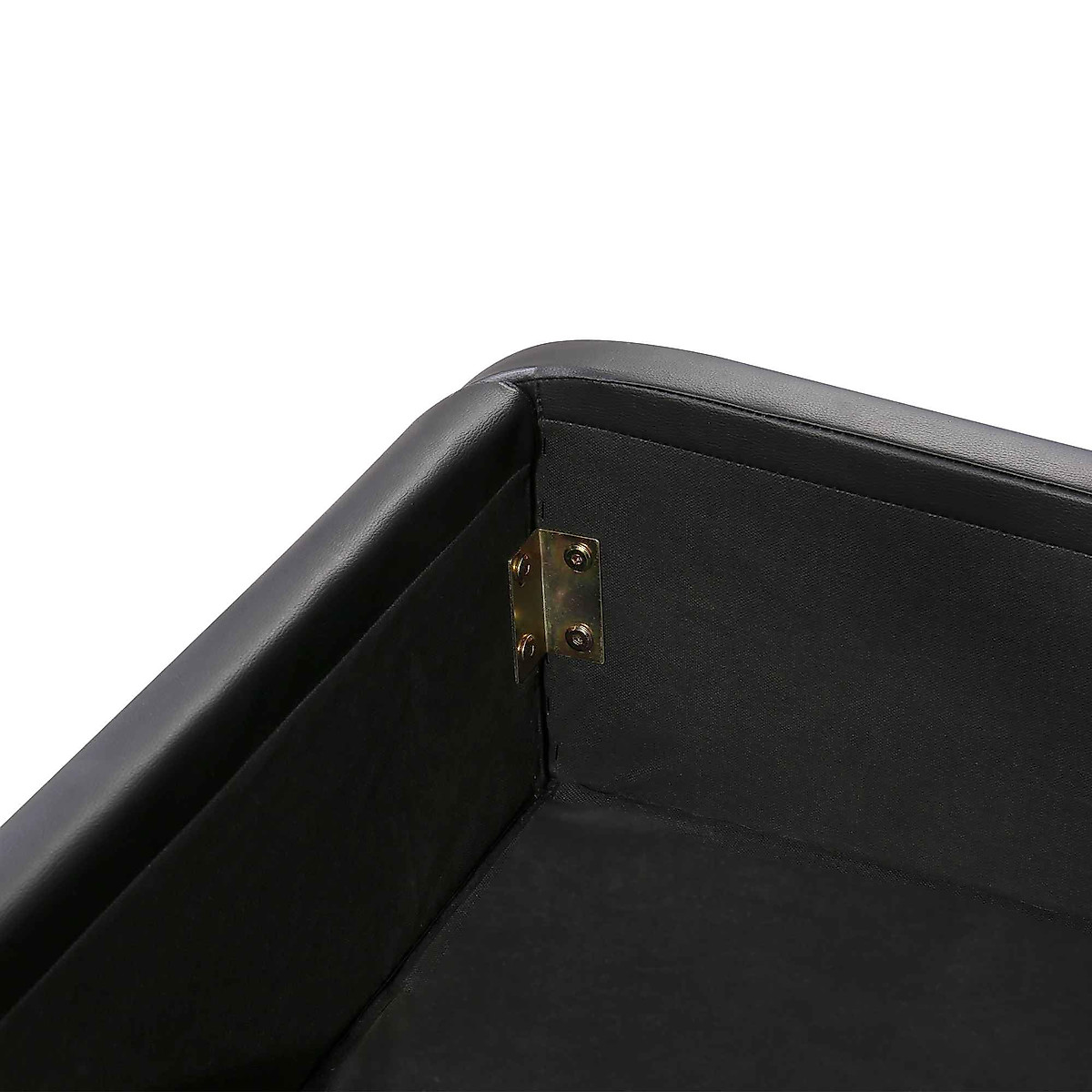 ATY Upholstered Queen Size Bed with Hydraulic Storage System, Platform Bedframe w/Faux Leather & LED Light Headboard, for Bedroom, Guestroom,Save Space, No Box Spring Needed, Black