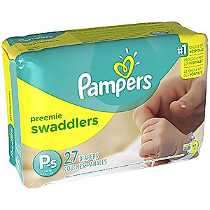 Pampers Swaddlers, Diapers, Preemie, 27 ct