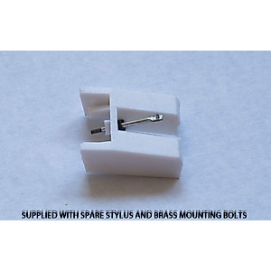 Cartridge and Stylus, needle with mounting bolts for Technics SLD3, SLD303, SLD33, SLD3K, SLD5, SLQ2, SLB303, SLH302, SL1000, SL1100, SL120, SL1650, SL1900, SL1950, SL2000, SL3310