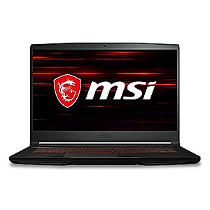 MSI GF63 Thin 9RCX -615 15.6" Gaming Laptop, Intel Core i5-9300H, NVIDIA GTX 1050Ti, 8GB, 512GB NVMe SSD, Win10