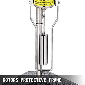 VEVOR Digital Viscometer 1-100000 mPa.s Digital Rotary Viscometer NDJ-9S Fluidimeter Tester Meter Accuracy Plus or Minus 2% Newton Liquid Viscometer Digital Portable (NDJ-9S)