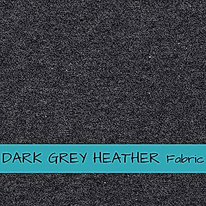 6 Inch Trade Size Paperback Book Cover for Adults in DARK GREY HEATHER Stretch, Fabric Book Sleeve Small for 5.5x8.5 to 6x9 Paperback and Hardcover Books and Journals