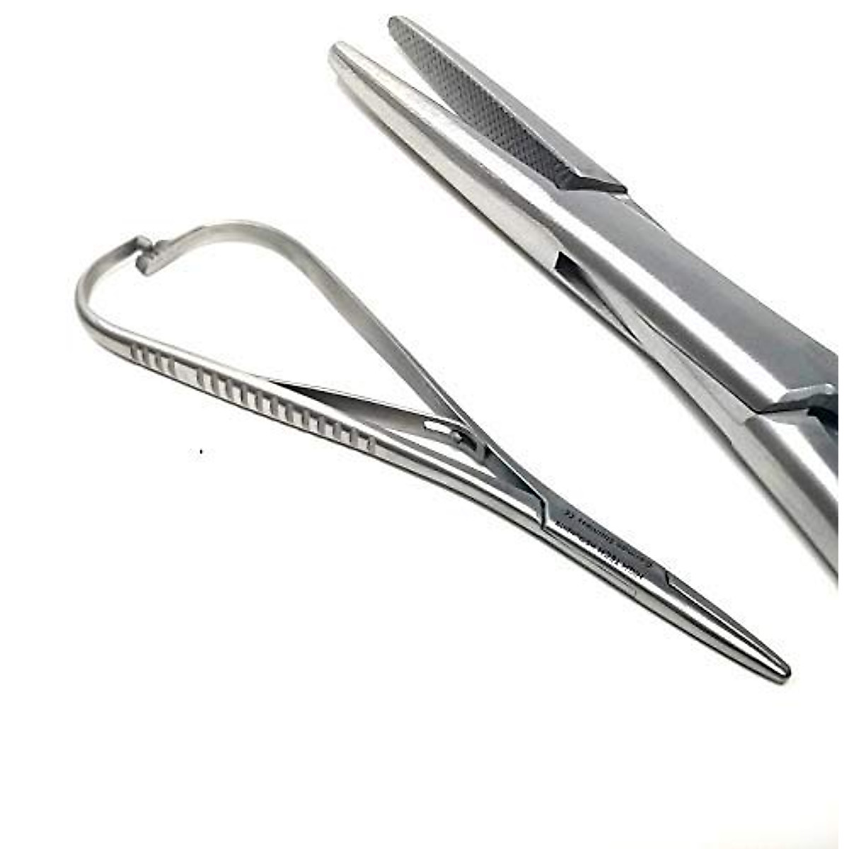 HTI BRAND Mathieu Pliers 7" (17.8cm) Needle Holder Driver, Ligature Separator Placer, Orhtodontic Pliers, Lace Back Tightener (Pack of 1)