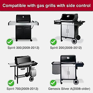 X Home 1819-51 Grill Igniter Kit for Weber Genesis Silver A, Spirit 200 & 300 Series (2009-2012), Spirit E-210, E-310 (Side Control), Part# 91360