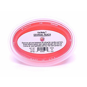 Harvest Set Of 3 Aroma Gel Melts™ GEORGIA PEACH, APPLE CINNAMON, CRANBERRY CHUTNEY Gel Wax For Warmers And Burners By The Gel Candle Company PEEL, MELT AND ENJOY