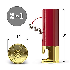 Old Southern Brass 12 GA Bottle Opener Corkscrew Combo