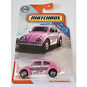 Matchbox 2020 MBX Coastal 1962 Volkswagen Beetle, Pink 86/100