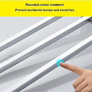 Towel Bar Folding, Bath Swivel Towel Holder Rack Space Bathroom Adjustable Hand Pull Out Folding Arm Hanger Holder Multi Bar Wall Mount Polished Finish,5 Strokes,Silver