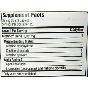 Six Star Creatine Pills Post Workout X3 Creatine Capsules | Creatine Monohydrate Blend | Muscle Recovery & Muscle Builder for Men & Women | Creatine Supplements, 20 Servings