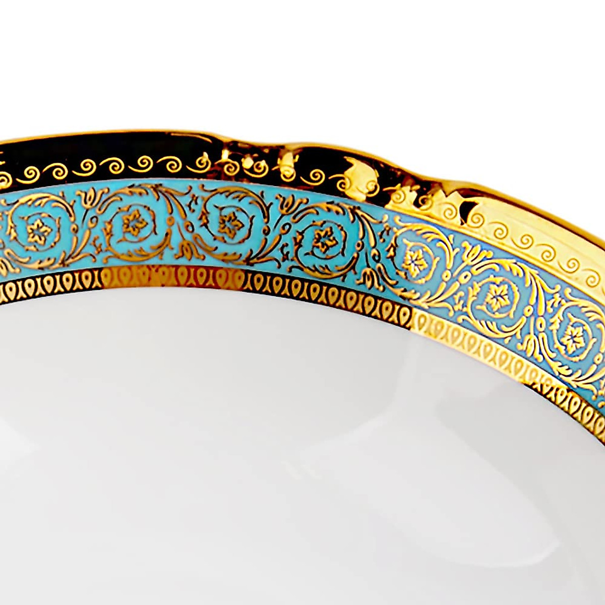 Egg Holder Magnificent Century Porcelain Egg Cup 4.72" (12 cm) Egg Cups for Soft Hard Boiled Eggs Stand