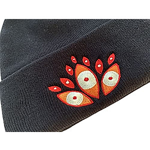 ASVP Shop Amphibia Darcy Embroidered Beanie Black