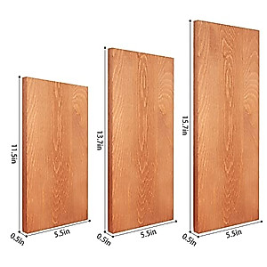 Floating Shelf Wall Mounted Set of 3, Kitchen Bathroom Storage Rack Wood Shelves with Guard Towel Rack, Wood Decorative Wall Shelf