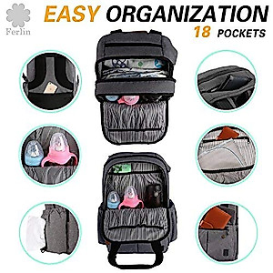 Ferlin Backpack Diaper Bag