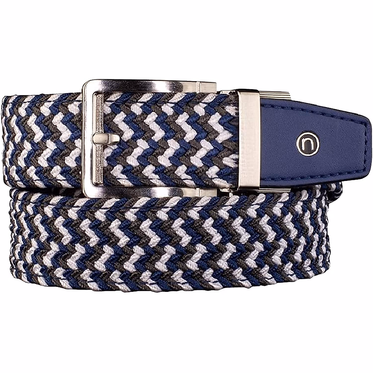 Nexbelt Braided Golf Belt with Ratchet Technology - Cut to Fit Braided Golf Belt for Men - PreciseFit Braided Stretch Golf Belt with 1 3/8" Width Strap - Anchor