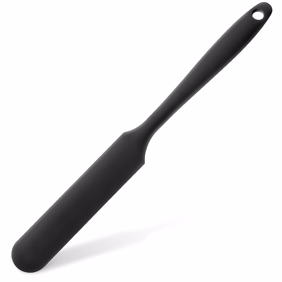 Patelai Non Stick Wax Spatulas Silicone Waxing Sticks Waxing Applicator Hair Removal Large Reusable Scraper Large Area Hard Wax Sticks for Home Salon Body Use Mixing Resin(Black)