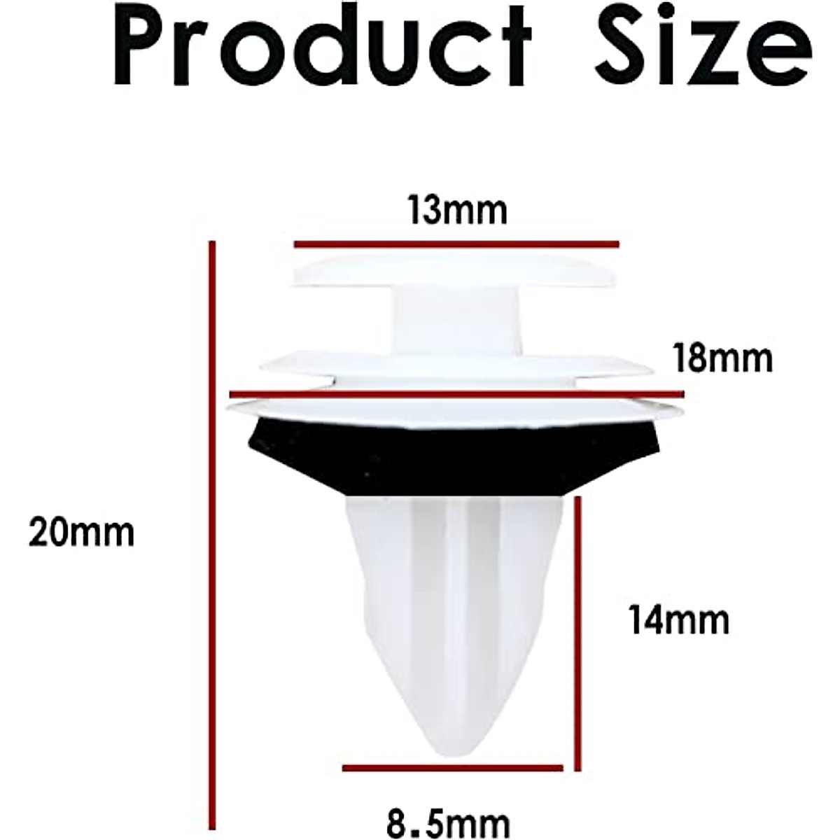 20PCS Door Trim Panel Retainers Clips Compatible with Toyota, Lexus, Camry, High Lander, RAV4, FJ Cruiser, 4-Runner ES 350, GX 470, is 250, is 350, is F, LS 460 & LS 600HL 90467-A0005