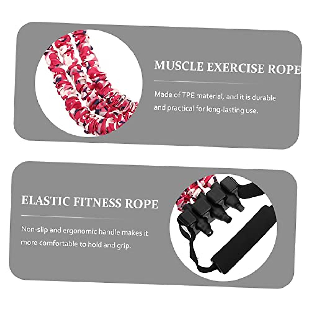 BESPORTBLE 4pcs Fitness Elastic Band Yoga Stretch Strap Yoga Stretch Band Excercise Resistance Bands Home Fitness Equipment sit up Exercise Equipment Inner Thigh Exercise Equipment Pull Rope
