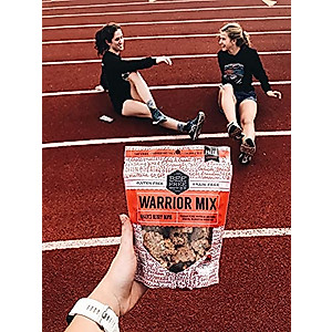 BeeFree Warrior Mix Gluten Free Granola - Soft Chunky Granola Bites | Paleo Granola, Low Carb, Grain Free, Preservative Free, Oat Free | Granola for Yogurt, Low Calorie Snacks | Hagen’s Berry Bomb, 9 Ounce Bag