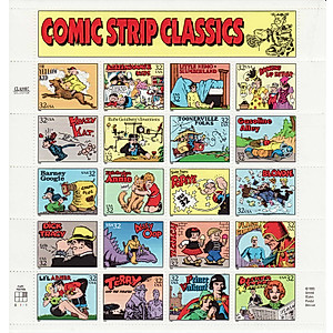 USPS Comic Strip Classics (Classic Collection) (Sheet of 20) 32 Cent Postage Stamps 1995 Scott #3000