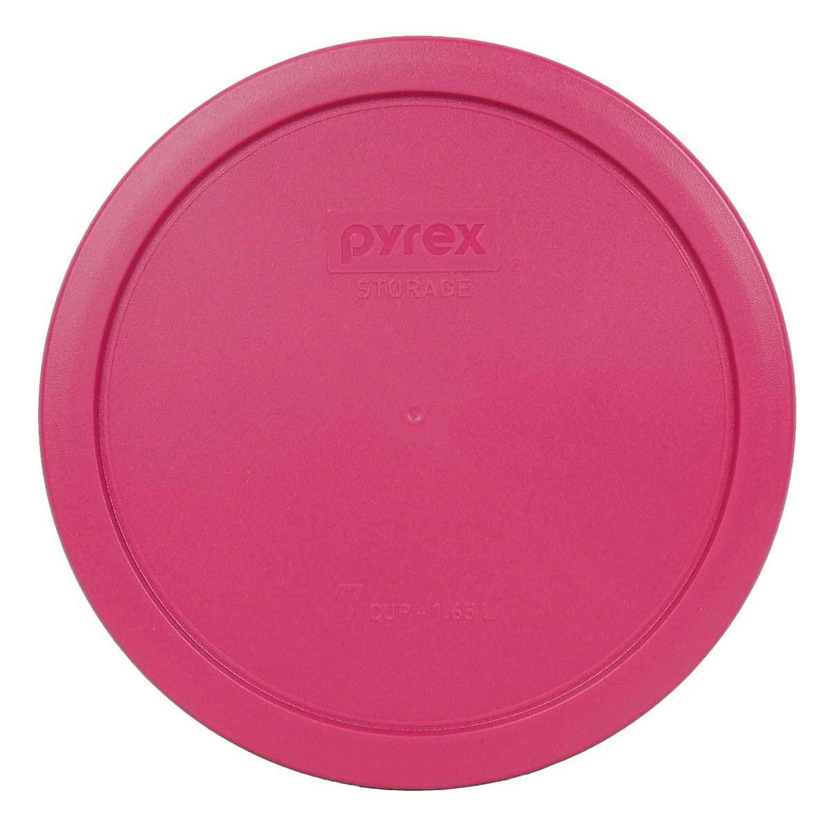 Pyrex (3) 7402-PC 6/7 Cup Fuchsia (3) 7201-PC 4 Cup Surf Blue (3) 7200-PC 2 Cup Red Replacement Food Storage Lids Made in the USA
