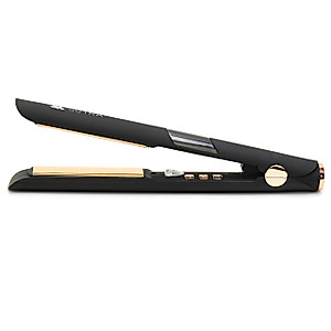 Sutra Professional IR2 Flat Iron | Ionic Infrared, 1-inch Rose Gold Titanium Plate - Hair Straightener with Adjustable Digital Temperature, Auto Shut Off, Swivel Cord