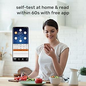 MbH Blood Cholesterol Monitoring Test Strips 10 Single Pack in Procheck Smartphone dongle Home Health Test Quick, Simple & Easy-to-Use, Clear Easy to Read Results - Android System Type-C & iOS System