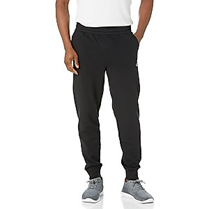 Champion Authentic Originals Men's Sueded Fleece Jogger Sweatpants , Black , Large