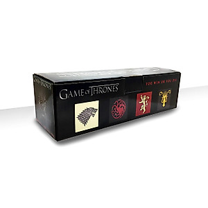 Game of Thrones Shot Glasses 4-Pack (Stark, Targaryen, Lannister, Greyjoy)