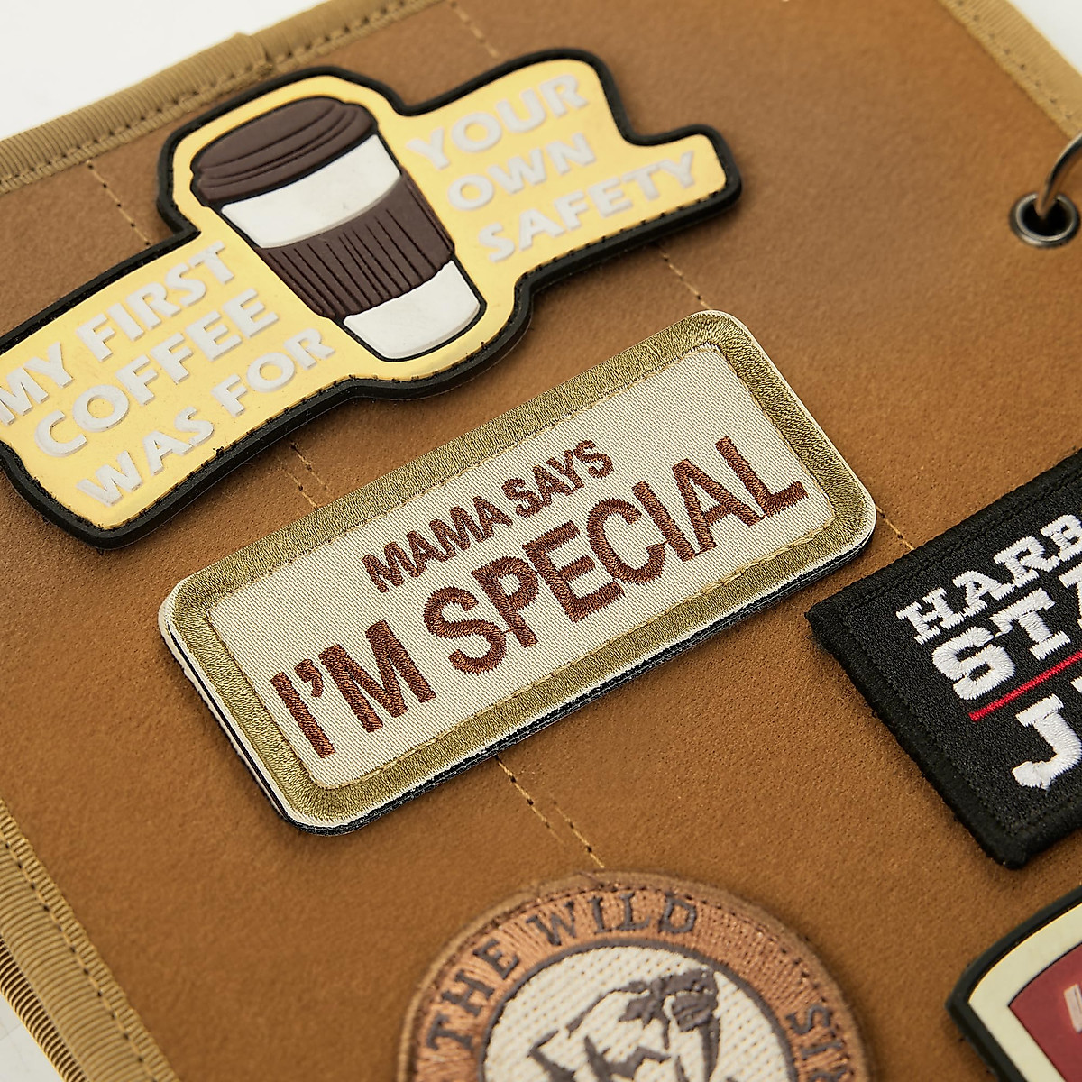 OneTigris Tactical Patch, Funny Embroidery Morale Patches Badge Patch Applique Fastener Molle Hook & Loop Emblem for Helmets, Hats, Bags, Backpacks, Dog Harnesses, Vests, Tactical Gear