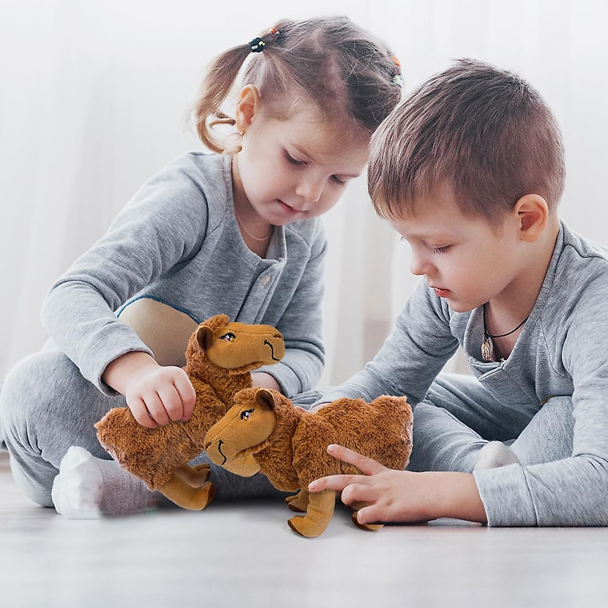 ArtCreativity Plush Camel Toy, 9 Inch Soft Humpback Camel Stuffed Toy for Kids, Cute Home and Nursery Animal Decorations, Zoo Party Prop, Best Birthday Idea