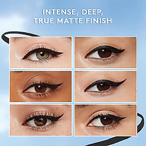 COVERGIRL Exhibitionist Lash Enhancing Liquid Eyeliner, Matte Black