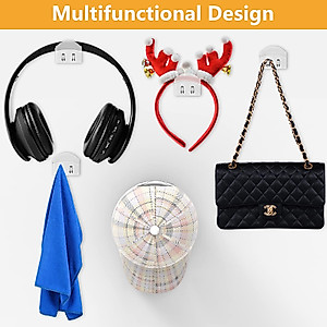 Heynew Adhesive Hat Hooks for Wall - Hat Rack for Baseball Caps，Cowboy Hat Hanger Cap Holder Organizer for Room, Closet & Storage Organizer