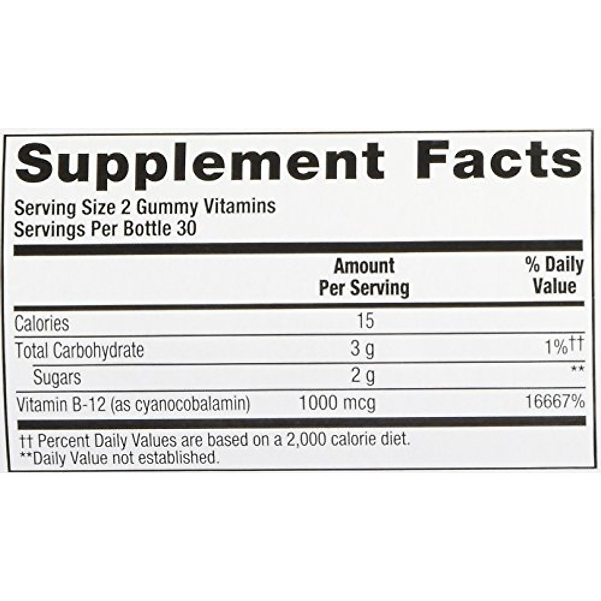Vitafusion B12 Gummy Vitamins, Delicious Raspberry Flavor, 60ct (30 Day Supply)
