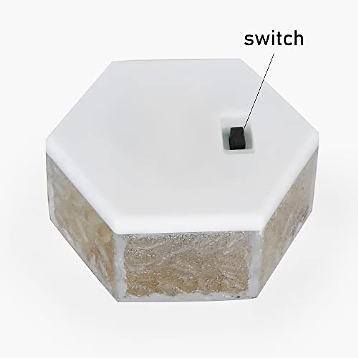 Aulaygo Small Solar Brick Lights Outdoor Waterproof Paver Lights Landscape Light Ice Cube Light for Garden, Pathway, Patio, Walkway Decor 1 Pack