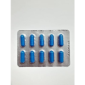 Mens Maximum 10 High Dose Blue Tablets. Strong. Fast. Long - Blue Power from Nature. Developed in co-Working with International Experts. Herbal Active Ingredients.