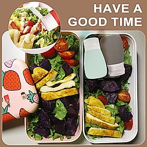 Ksooly 4-Pack 2Oz. Squeeze Salad Dressing Bottles with Cleaning Brush | Small Salad Dressing Container to Go | Portable Sauce Bottle Condiment Bottles | Food-grade Silicone, BPA Free