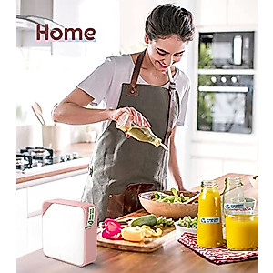 Vixic D1600 Bluetooth Label Maker (Comes with 1 Label Tape) Bundle with 4-Pack 3D11 Black on Clear Tapes, 1/2 Inch x 23 Feet (12mm x 7m) Each, Compatible D1600 Label Maker