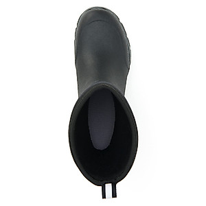 Muck Boot mens Arctic Excursion Mid Snow Boot, Black/Grey, 10-10.5 US