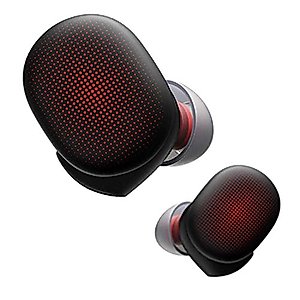 Amazfit PowerBuds True Wireless Bluetooth Earbuds in-Ear Headphones for iPhone Android, Waterproof Earphones with Microphone, Heart Rate Monitoring, Noise Canceling, Sports Sound System, Black