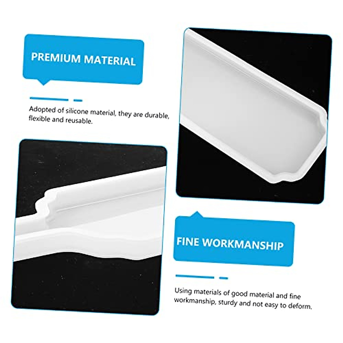 Didiseaon Paddle Mold Resin Molds Silicone Molds for Resin Decorative Trays Epoxy Tray Molds Beer Flight Paddle Silicone Plate Paddle Shaped Tray Mold Silicone Paddle Shaped Tray Mold Epoxy