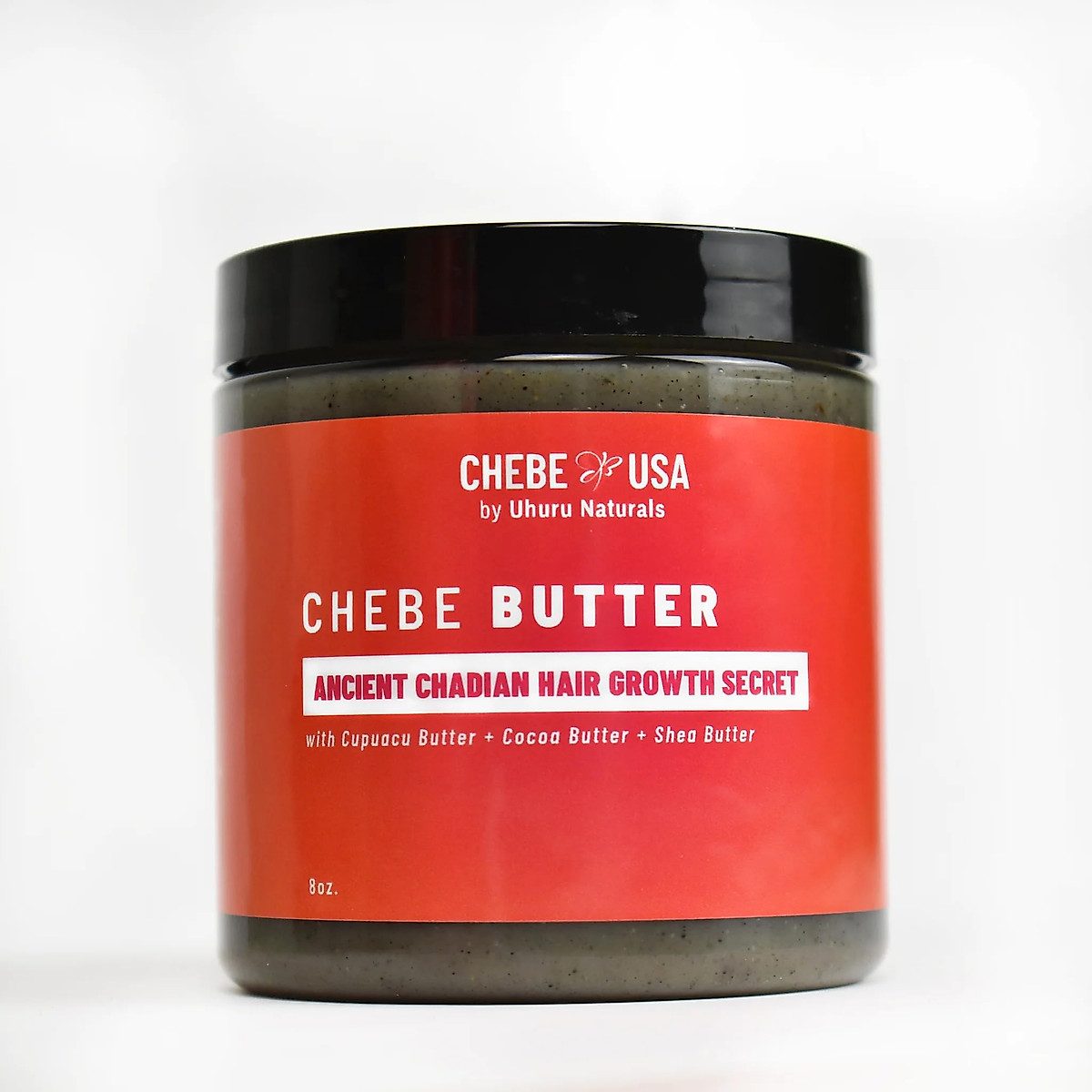 Uhuru Naturals Chebe Hair Butter (8oz) - A Whipped Butter With Authentic Chebe For Those That Are Not Able To Use Chebe The Traditional Way