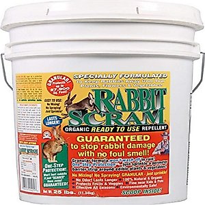 Enviro Pro 11025 Rabbit Scram Repellent Granular White Pail, 25 Pounds - 100052379
