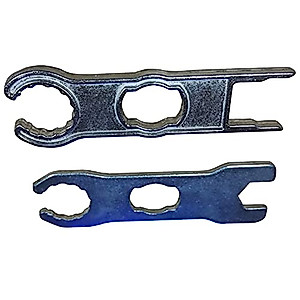Sunway Solar Panel Connector Tool Works For MC-4 Connectors,Assembly and Disassembly Tool,Metal Spanner Wrenches Crimping Tool For Solar PV System Extension Cable Wire Kit- 1 Pair