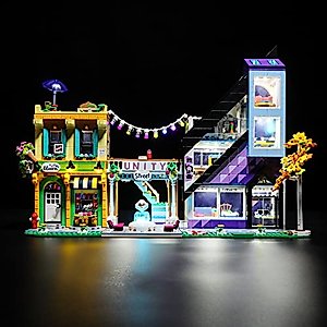 LIGHTAILING Light for 41732 Downtown Flower and Design Stores - Led Lighting Kit Compatible with Building Blocks Model - NOT Included The Model Set